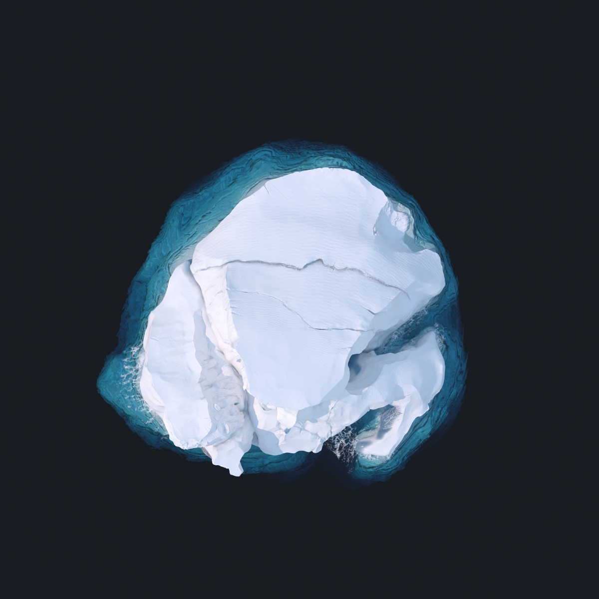 3d iceberg berg ice