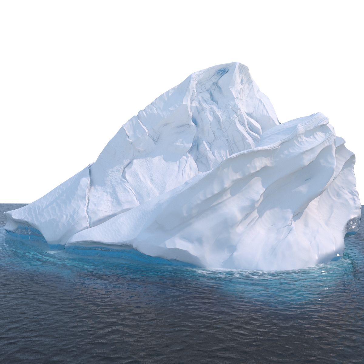 3d iceberg berg ice
