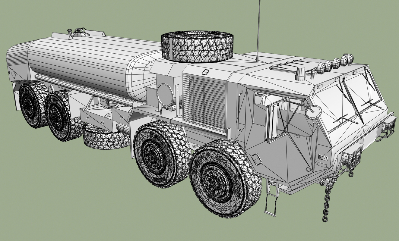 hemtt a4 m978 fuel 3d model