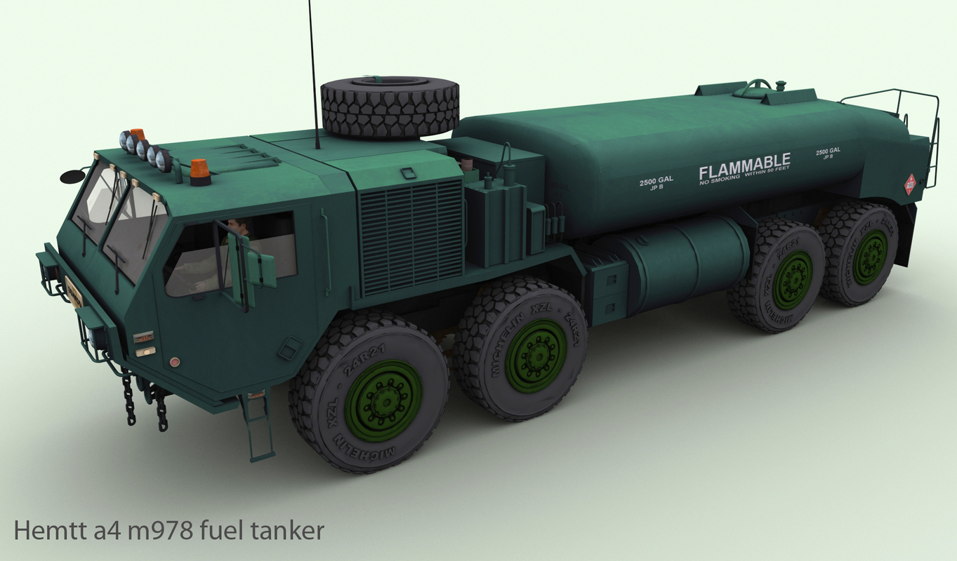 hemtt a4 m978 fuel 3d model