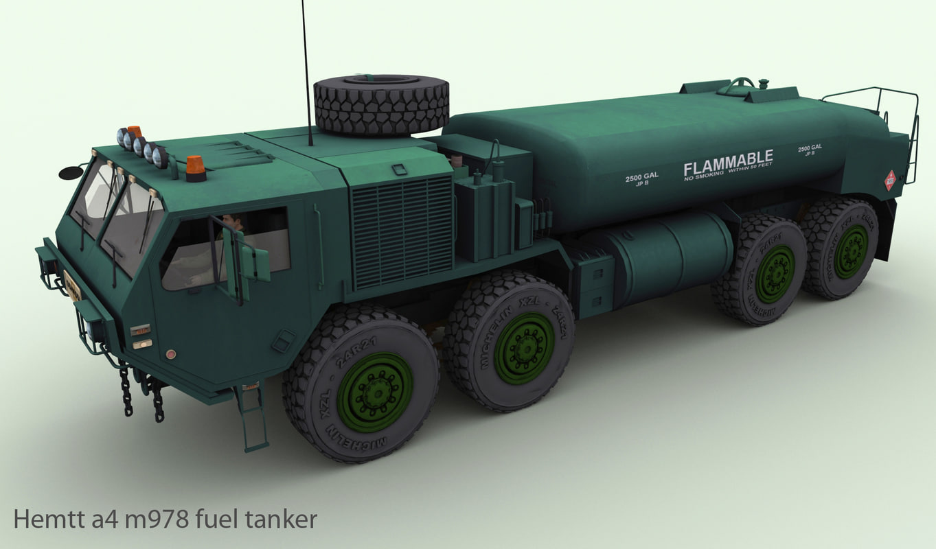 hemtt a4 m978 fuel 3d model
