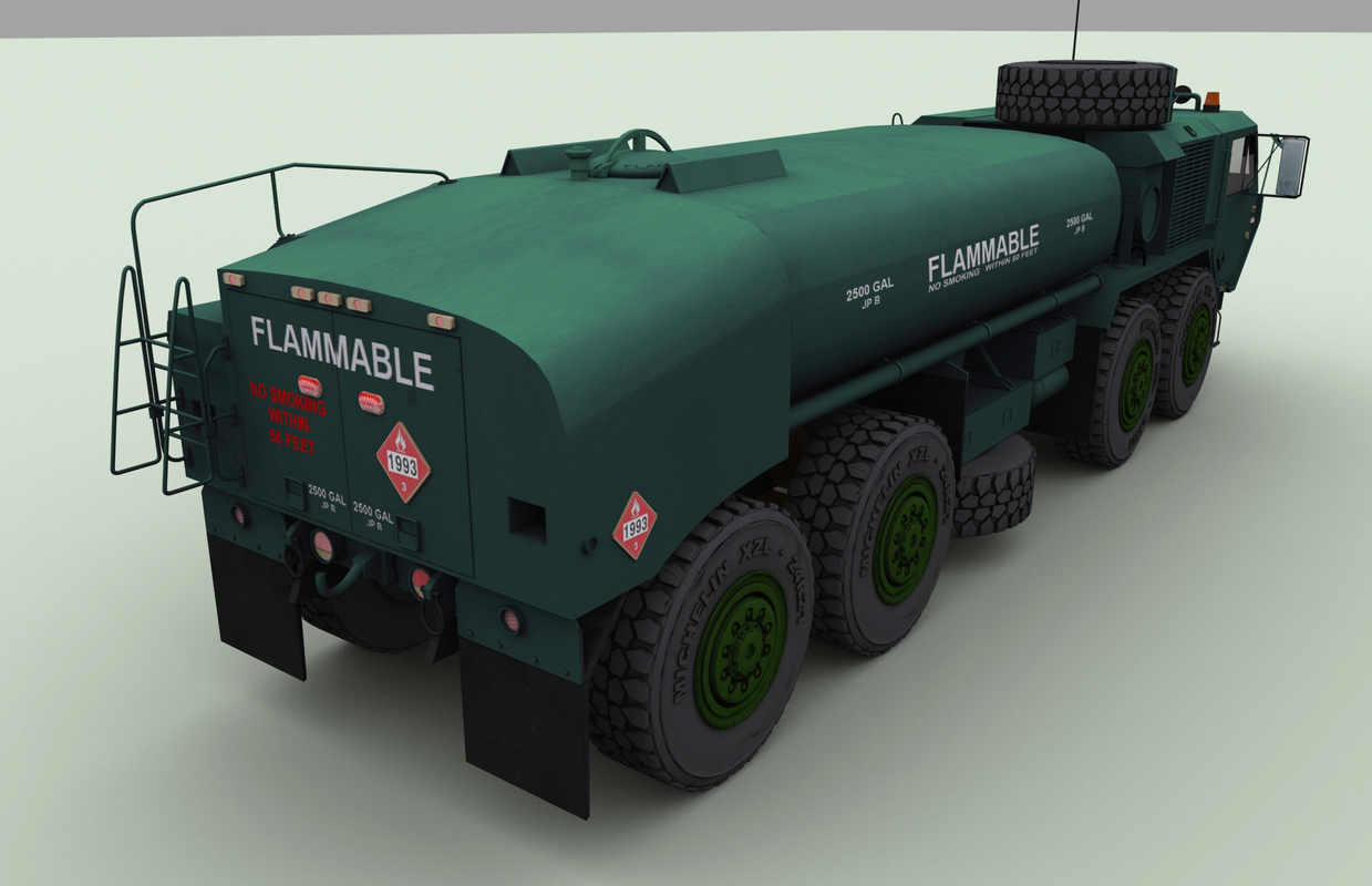 hemtt a4 m978 fuel 3d model