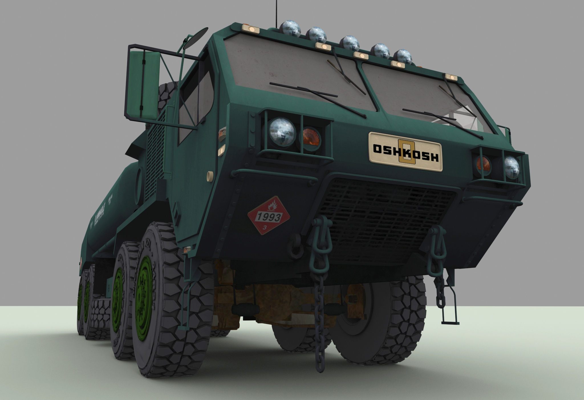 hemtt a4 m978 fuel 3d model