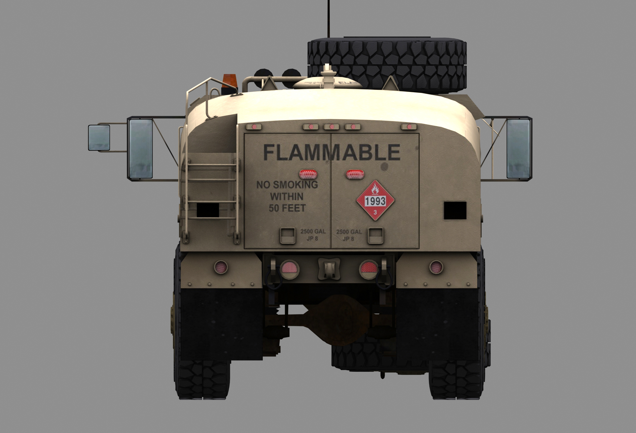 hemtt a4 m978 fuel 3d model