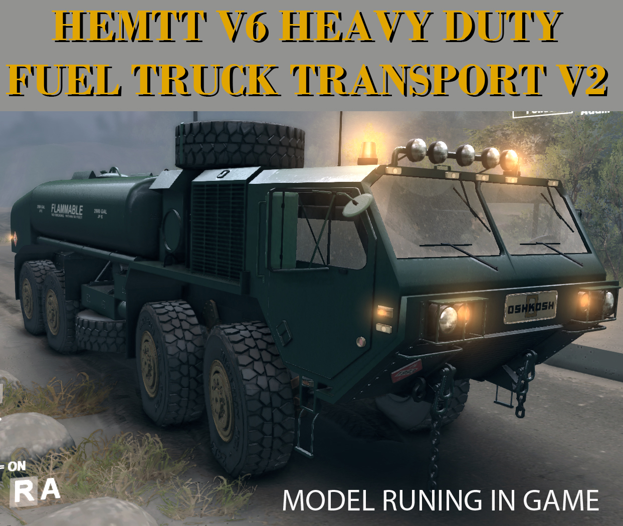 hemtt a4 m978 fuel 3d model