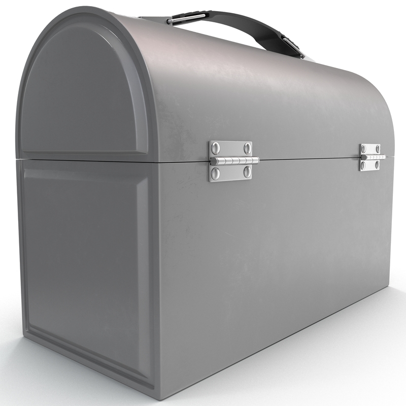 3d dome lunch box model