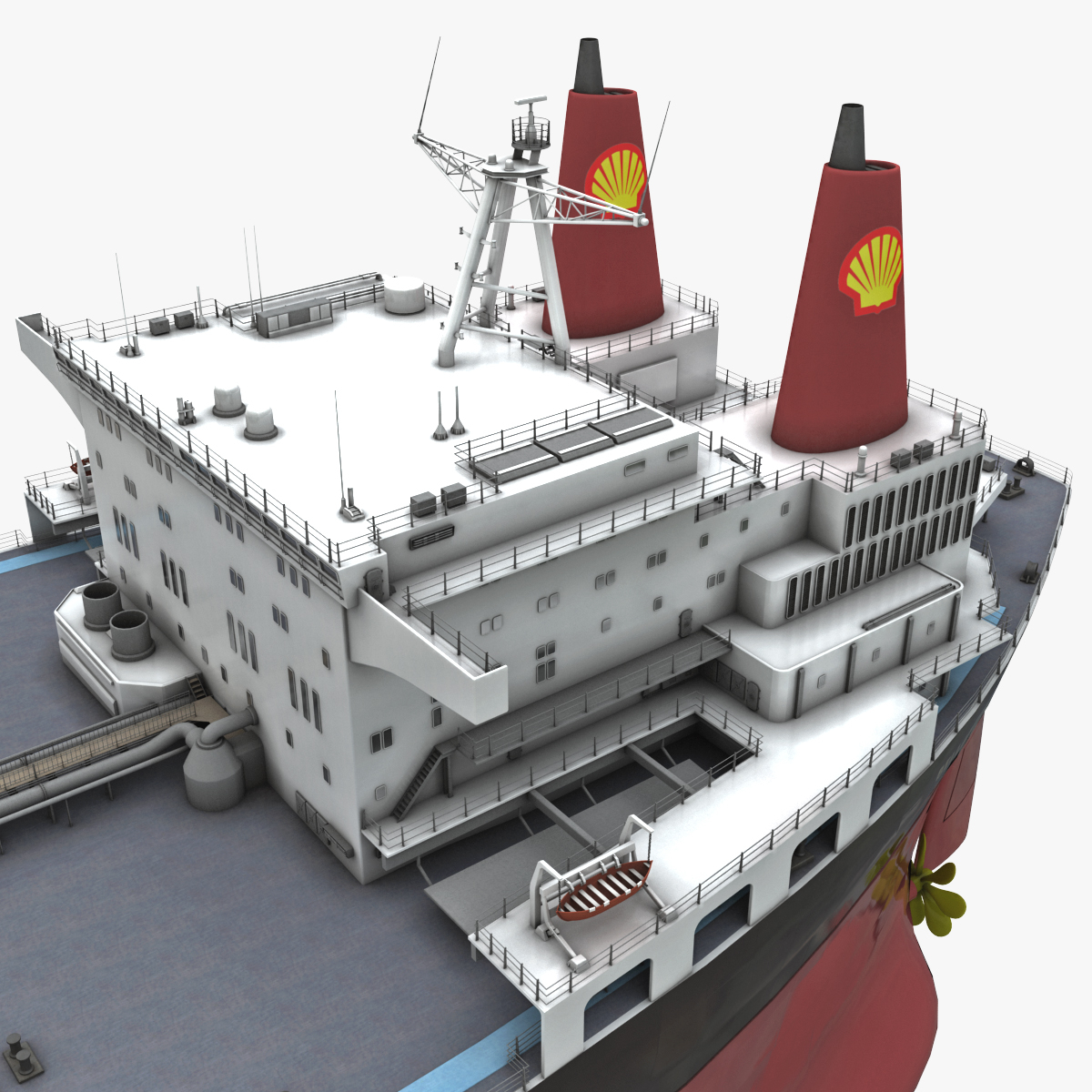 3d model shell tanker bellamya