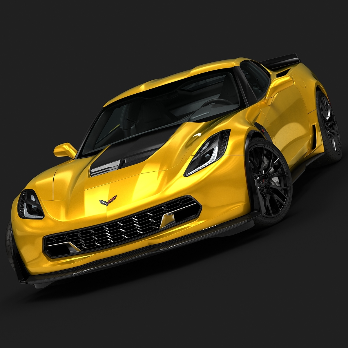 2015 corvette z06 3d model
