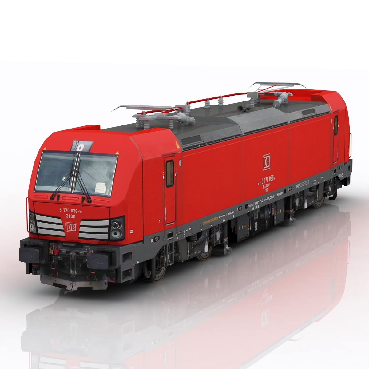 siemens vectron db 3d model