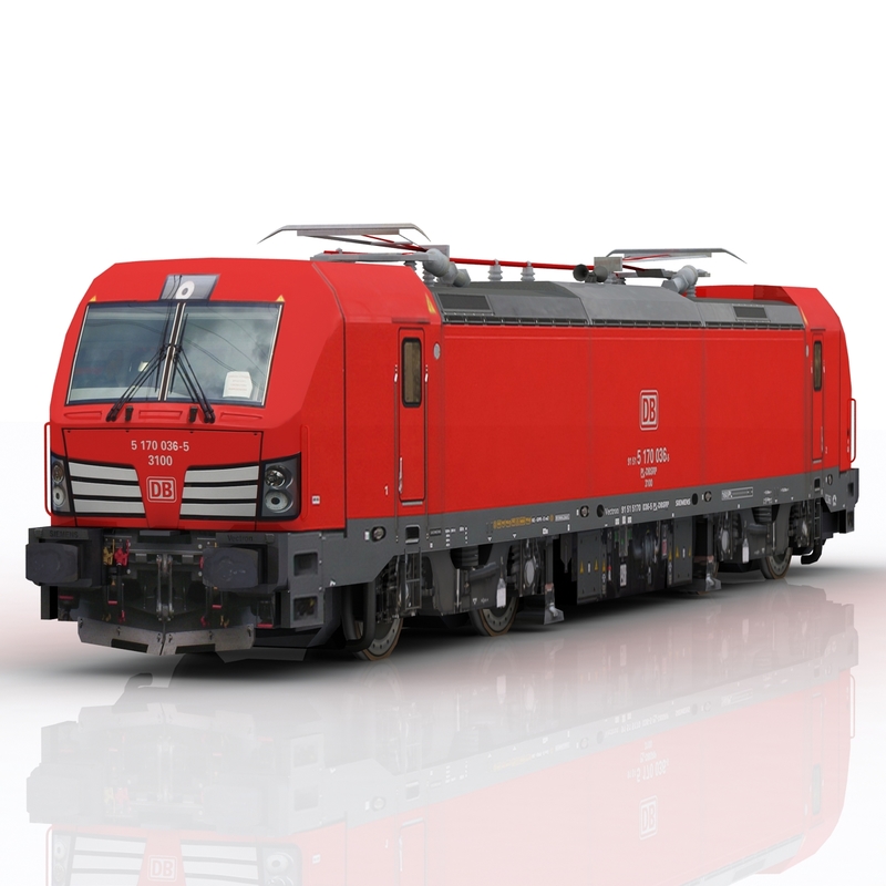 siemens vectron db 3d model
