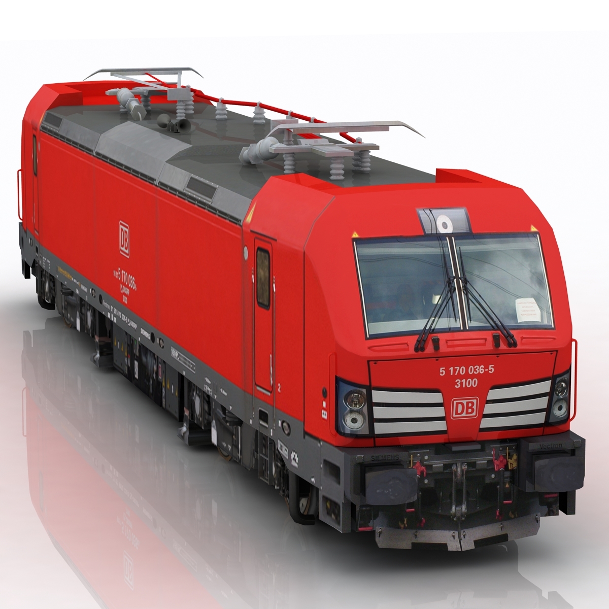 siemens vectron db 3d model