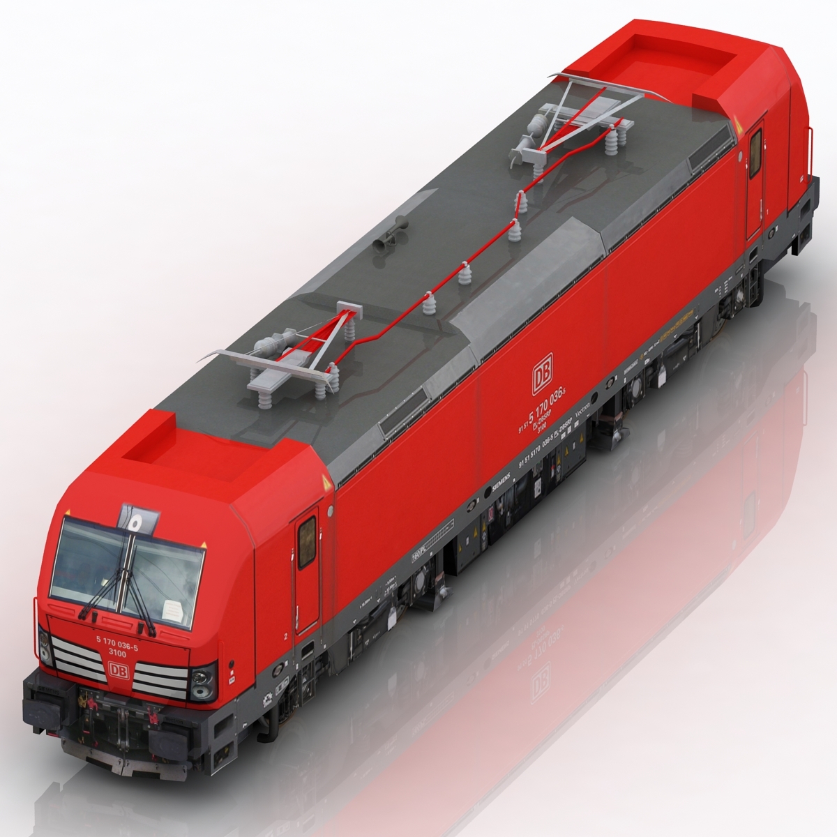 siemens vectron db 3d model