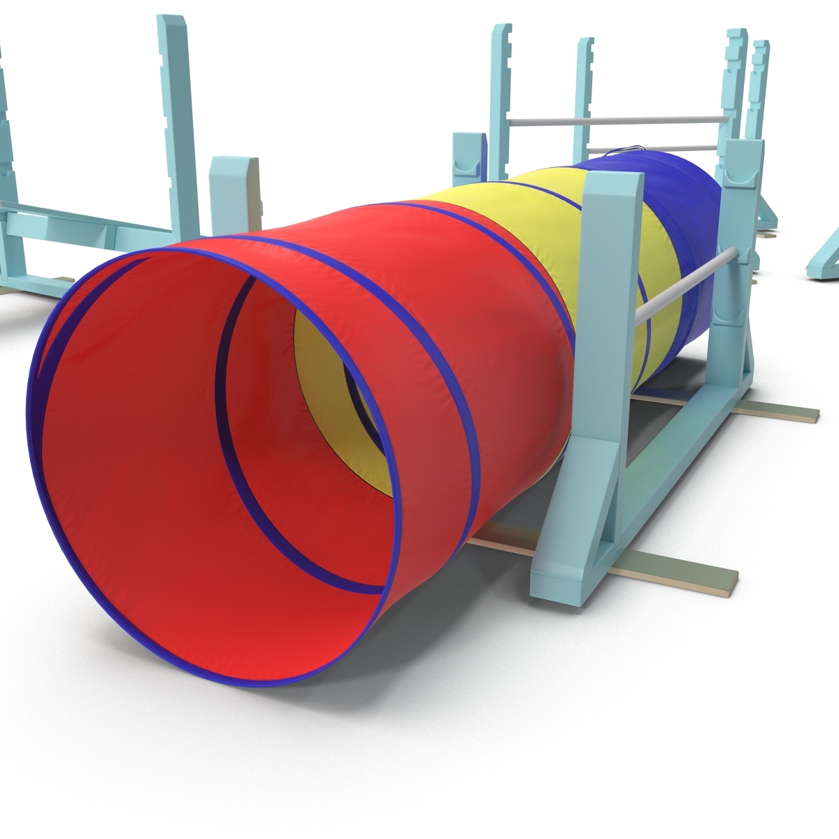 dog agility equipment 3d model