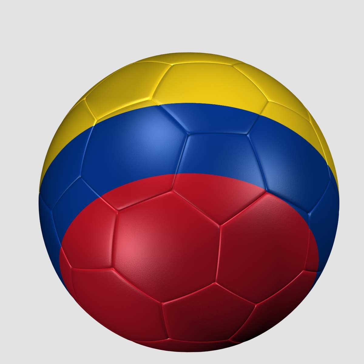 soccer ball colombia flag 3d 3ds