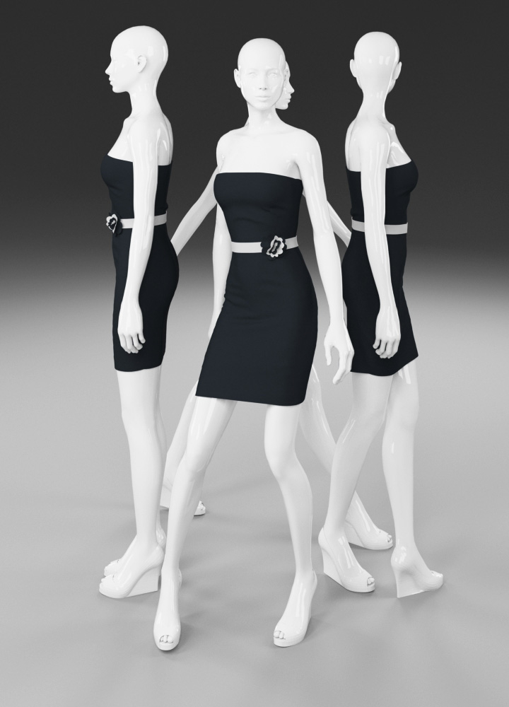 woman mannequin 3d model