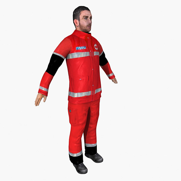 paramedic ready 3d model