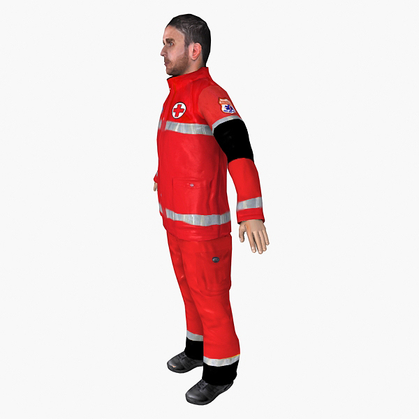 paramedic ready 3d model