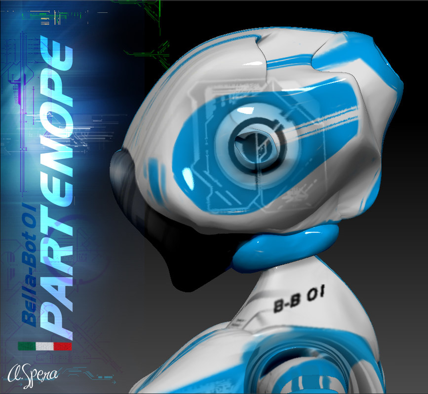 3d bella-bot robot avatar