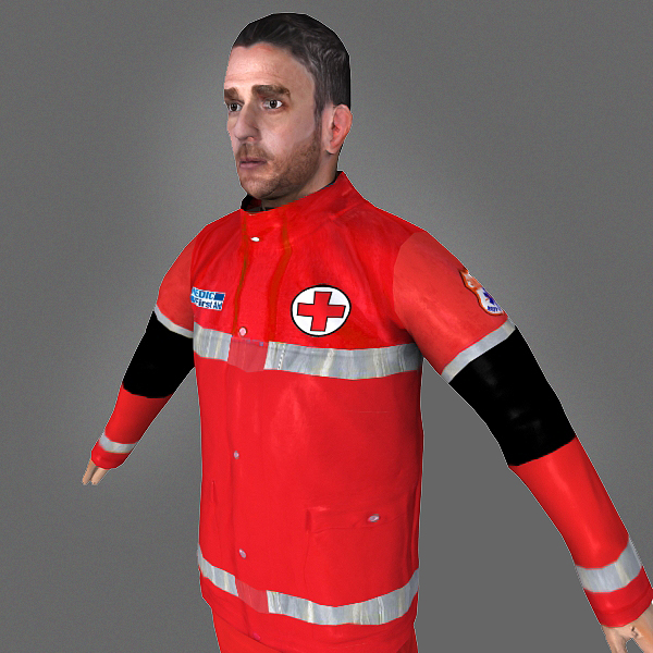 paramedic ready 3d model