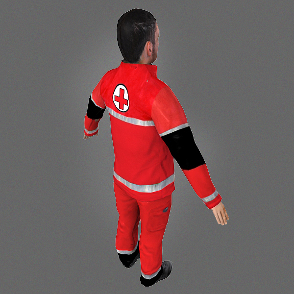 paramedic ready 3d model