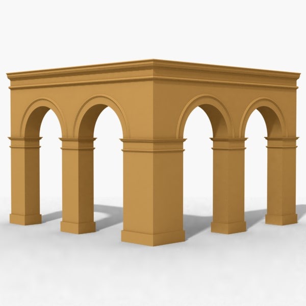 arches corner 3d model