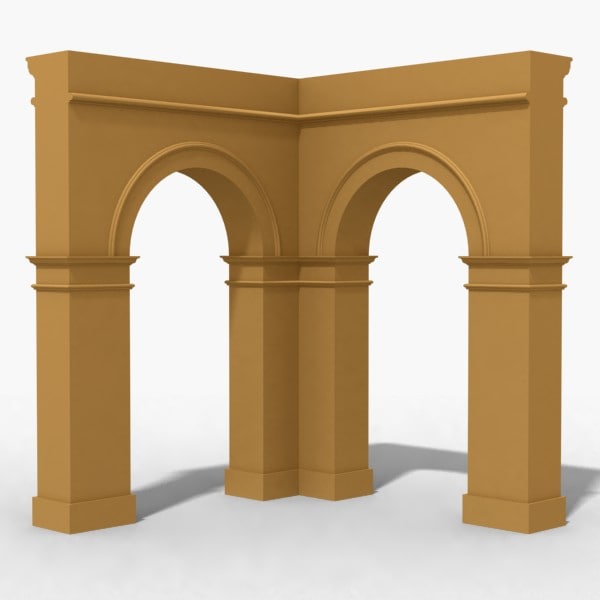 arches corner 3d model