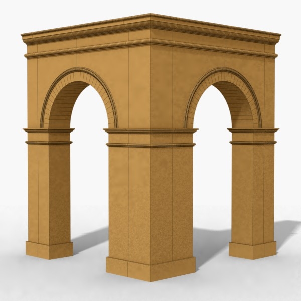 arches corner 3d model