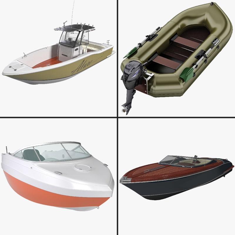 recreational watercraft 2 3d model