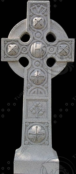 Texture JPEG irish clover cross