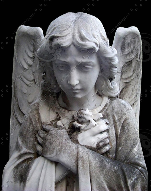 Texture JPEG weathered cement angel