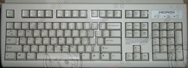 Computer Keyboard Texture