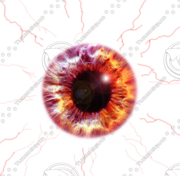 Texture JPEG distorted colorful pupil