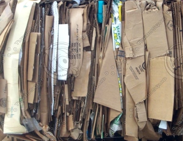 Texture JPEG cardboard box object