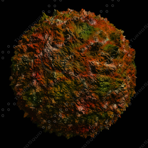 General Renderman ground green brown