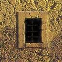 Texture JPEG window. rough stone