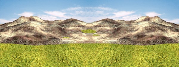 Texture JPEG landscape environment map