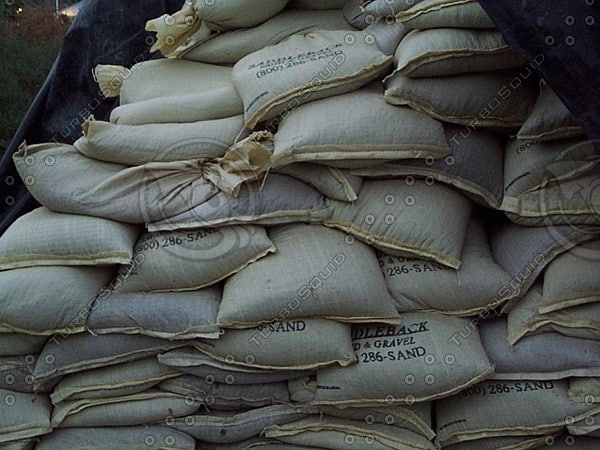 Texture JPEG sand bag object