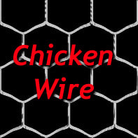 Texture JPEG chicken wire fence