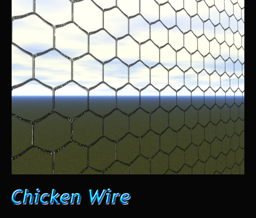 Texture JPEG chicken wire fence