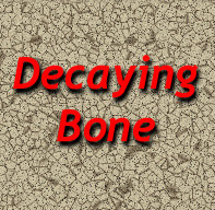 Texture JPEG decay bone skeleton