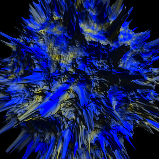 Materials Renderman paint blue space