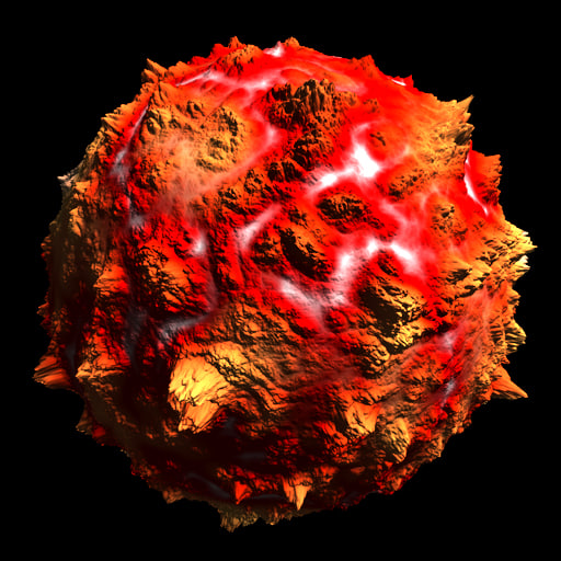 Materials Renderman scifi dented skin