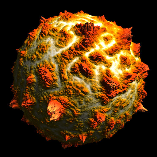 Materials Renderman scifi dented cloudy