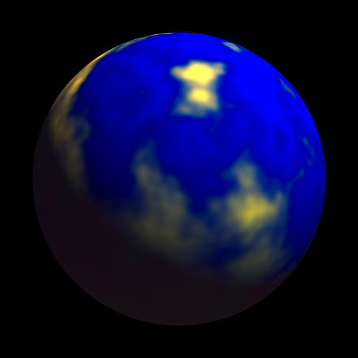 Materials Renderman scifi dented blue