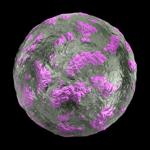 Materials Renderman scifi dented grey