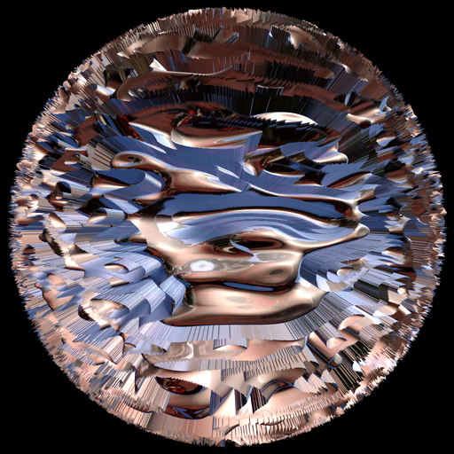 Materials Renderman scifi dented metalic