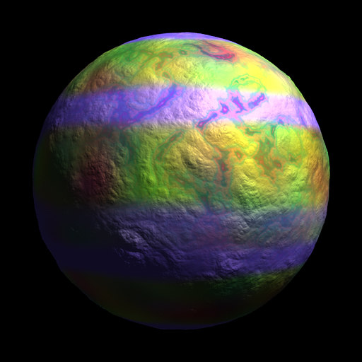 Materials Renderman scifi dented gassy