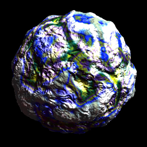 Materials Renderman scifi dented rough