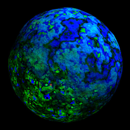 Materials Renderman scifi dented alien