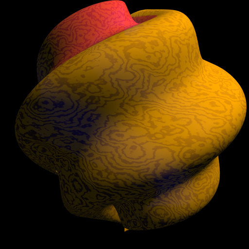 Materials Renderman scifi dented yellow